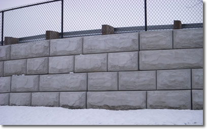 Mass Block Retaining Wall